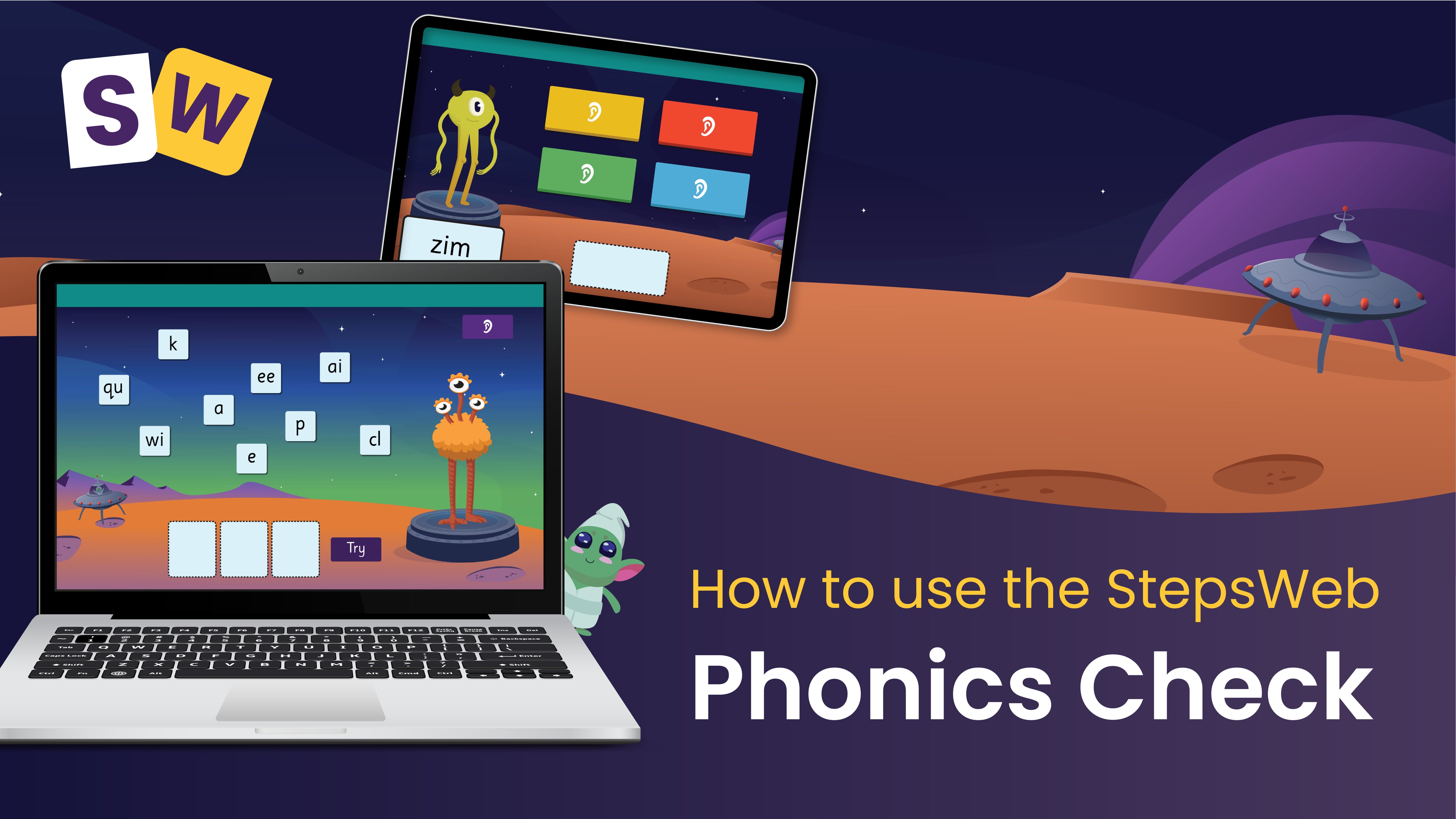 How to Use the StepsWeb Phonics Check