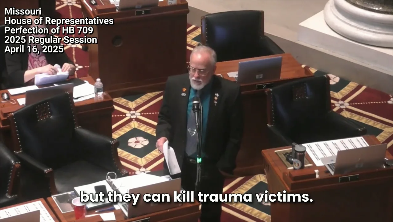 MO House of Representatives | Perfection of HB 709 "Trey's Law" | 4.16.25