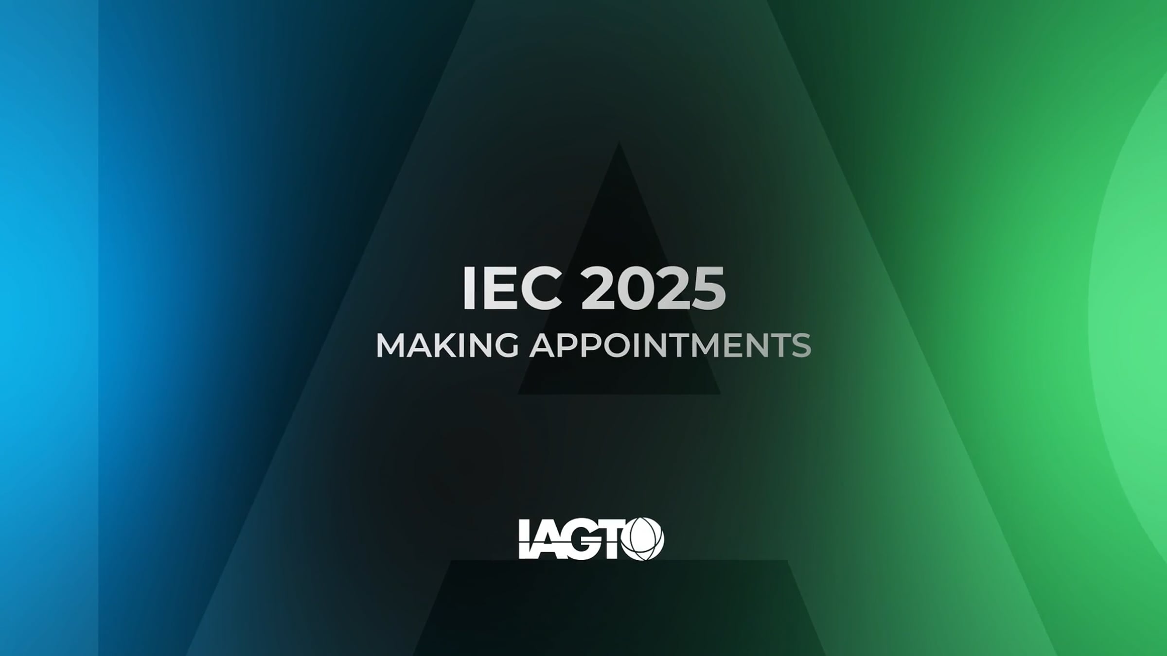IEC 2025 - Making Appointments