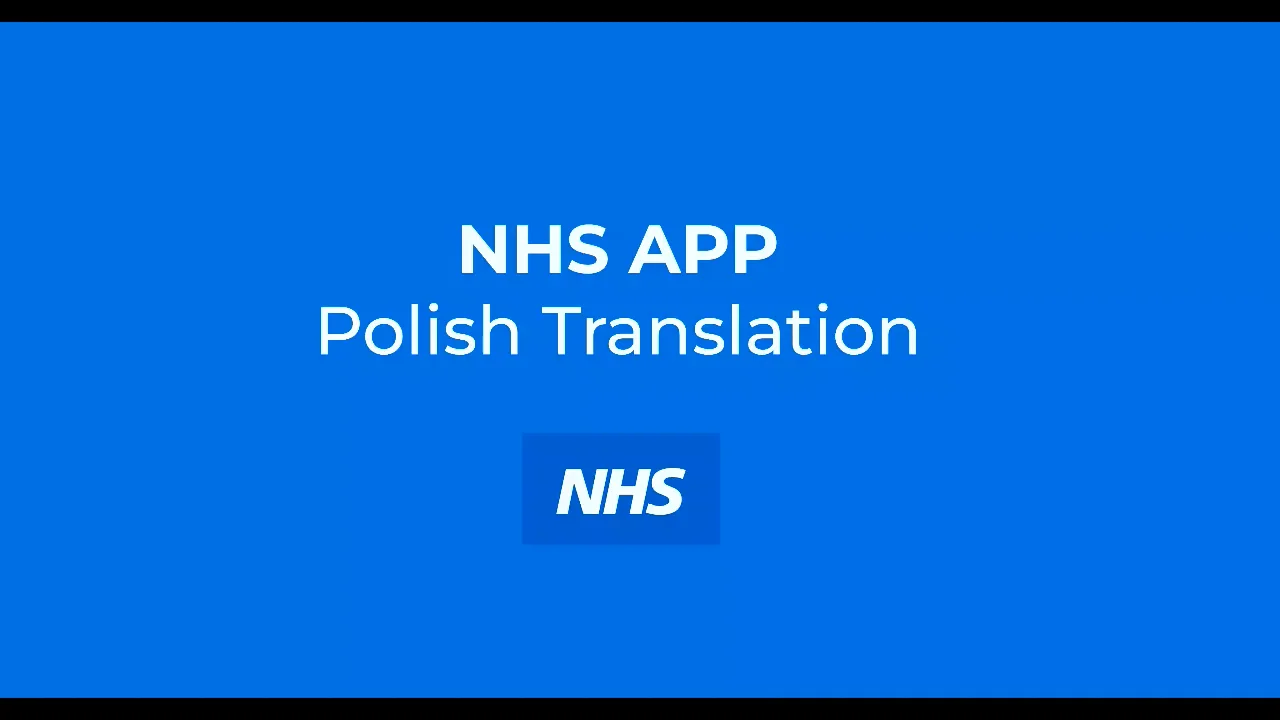 NHS App Polish Translation