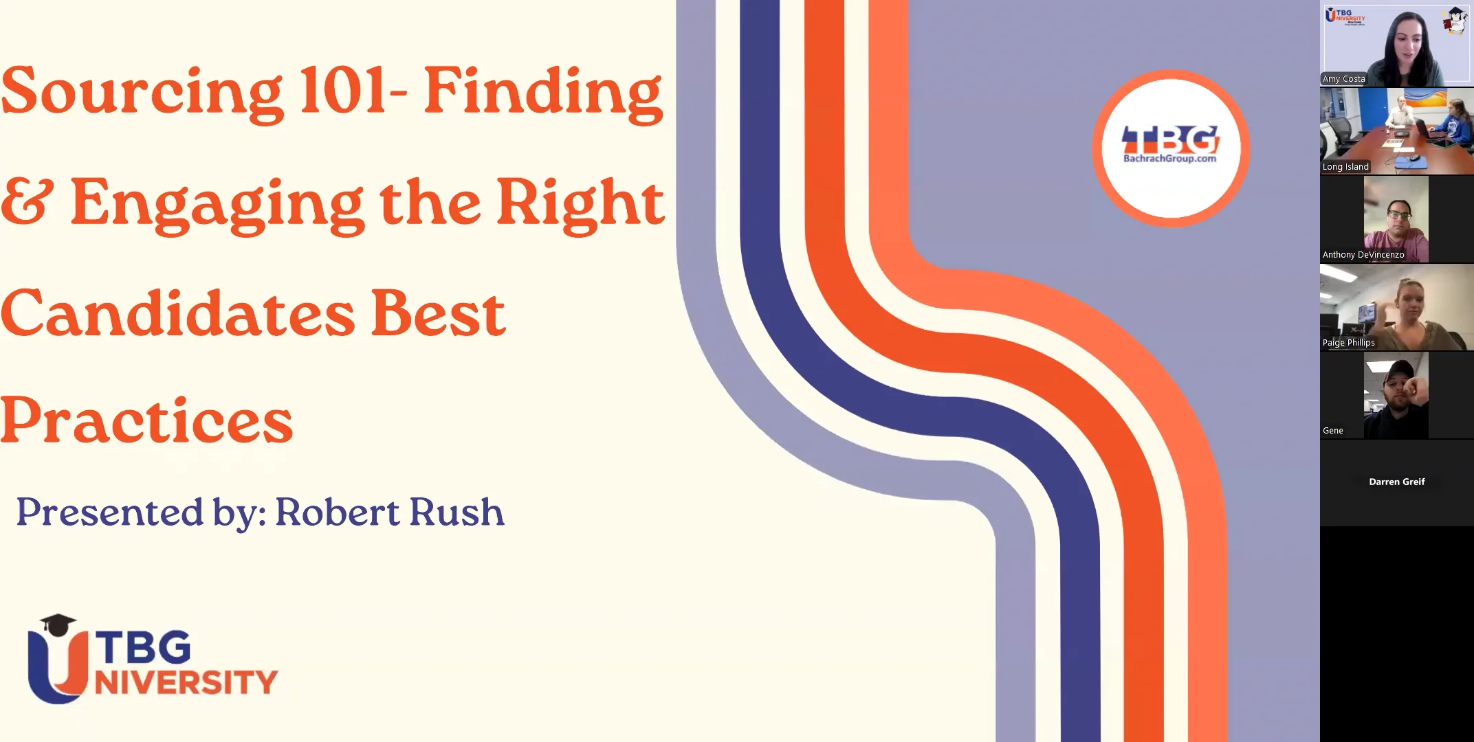 TBG University Sourcing 101: Hosted by: Rob Rush