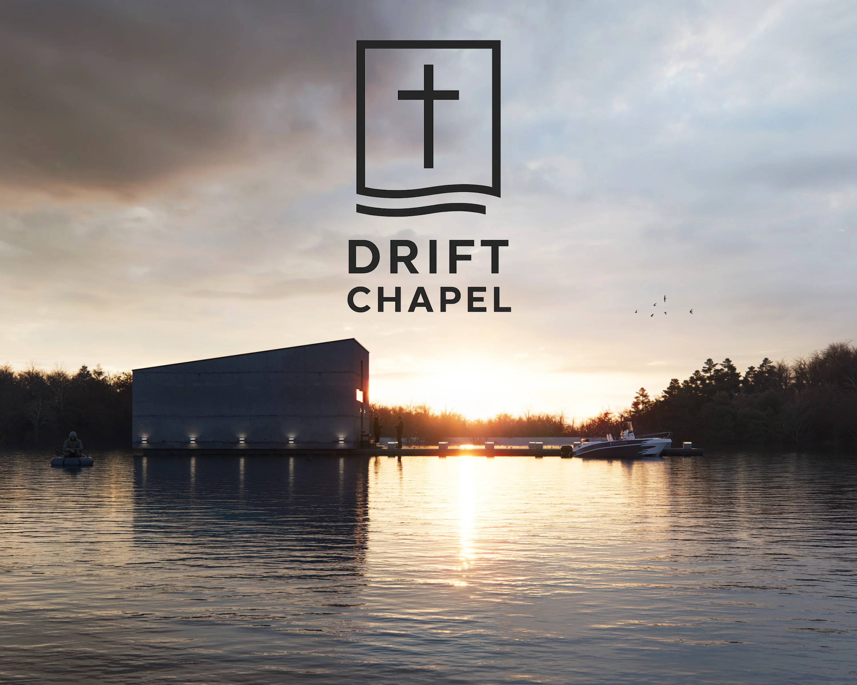 Drift Chapel – Minimalist Concrete Church Animation by bairdesign