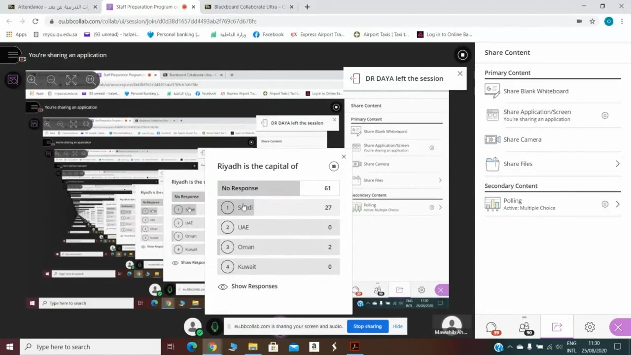 Live Classrooms via Blackboard-18