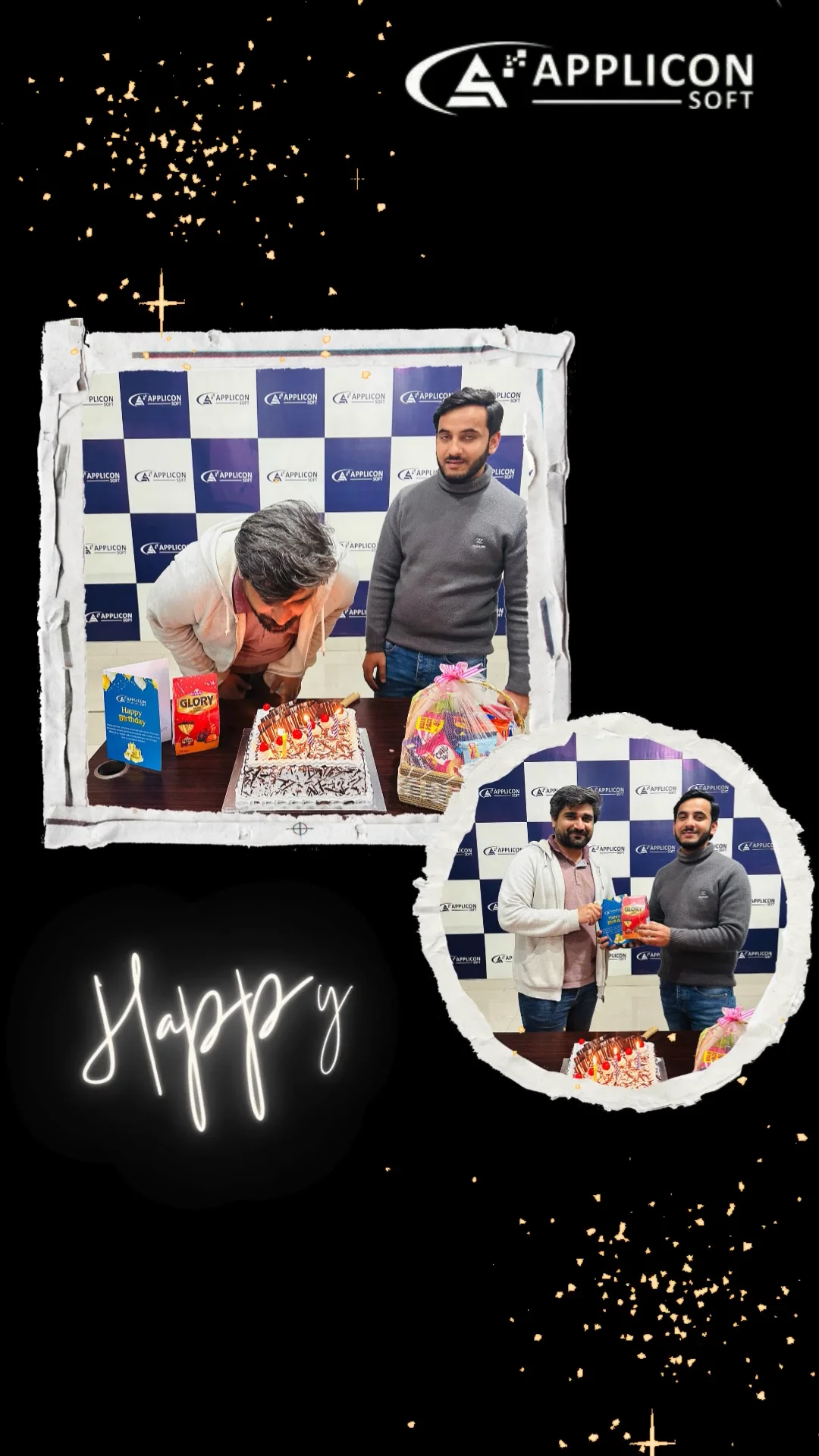 Celebrating another special moment at Applicon Soft!