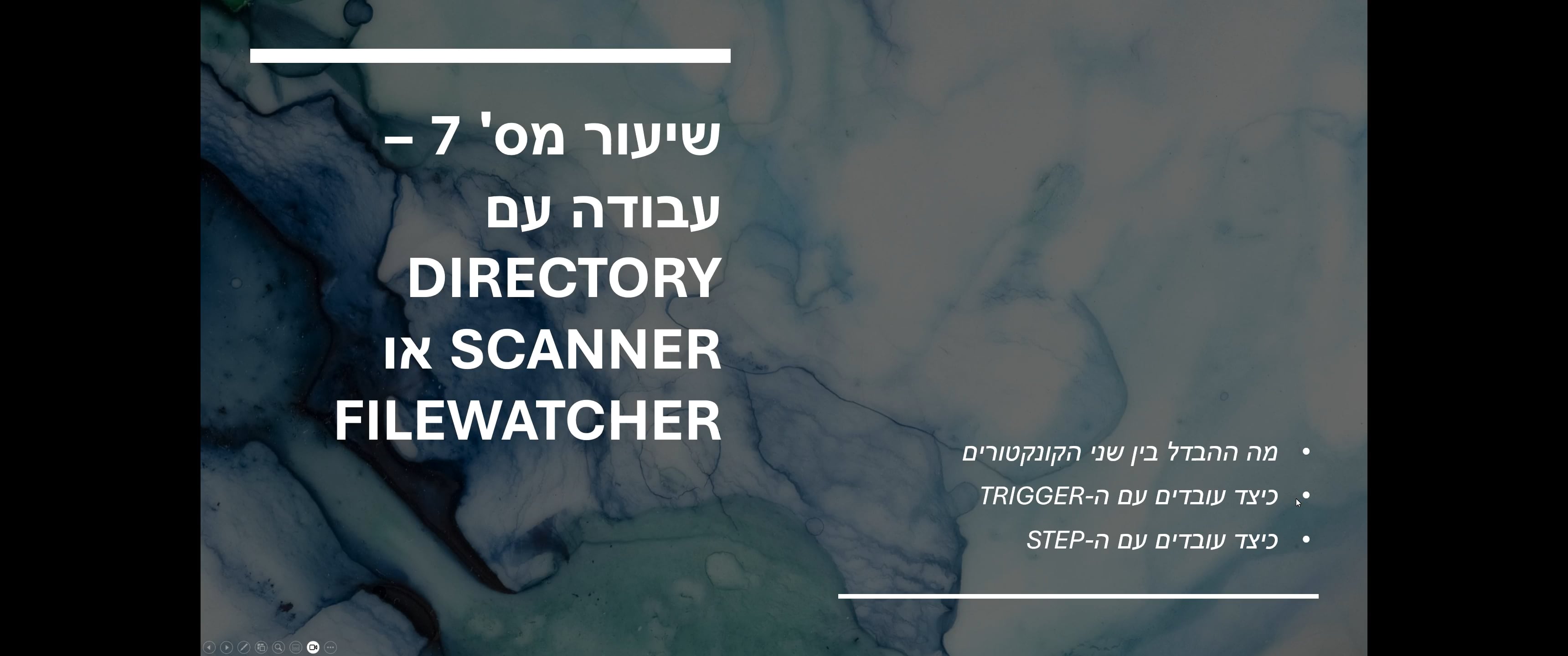 Lesson 7 - Dir Scanner and FileWatcher