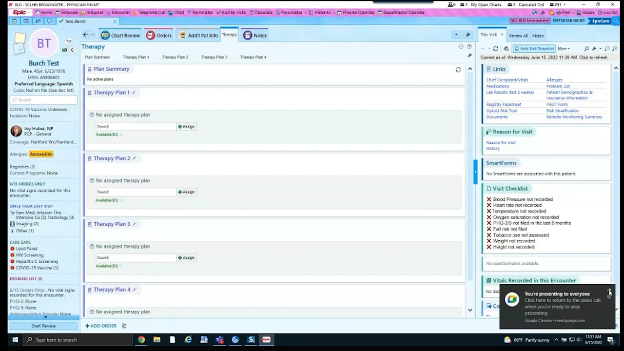 Here is how to access “Therapy Plans” in Epic in order to enter/manage ...