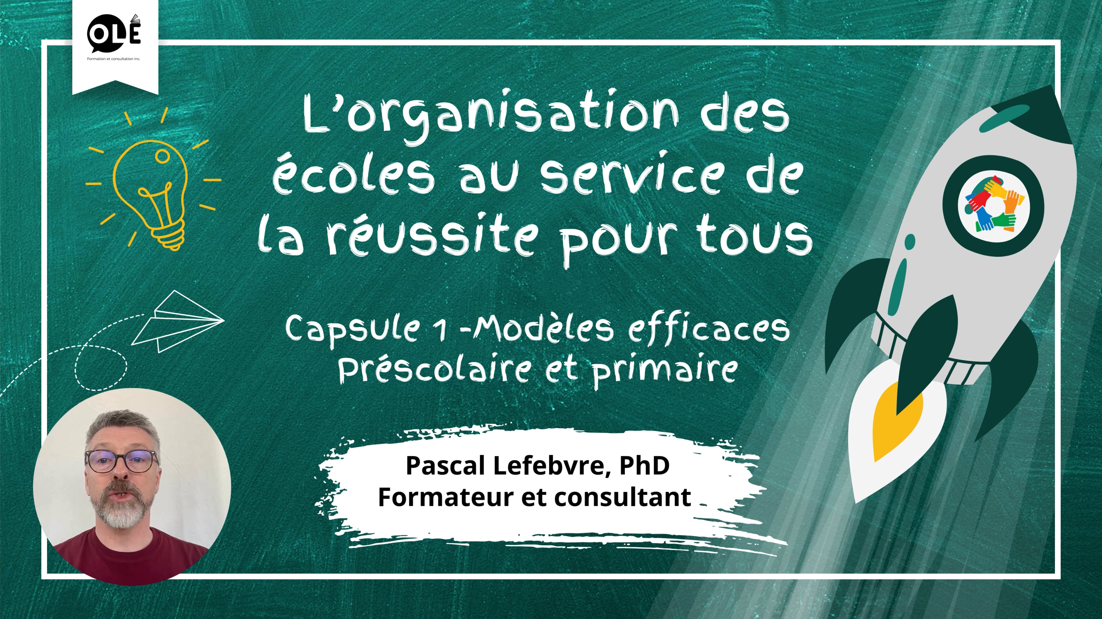 Réussite des élèves - Modèles efficaces au préscolaire et primaire ...