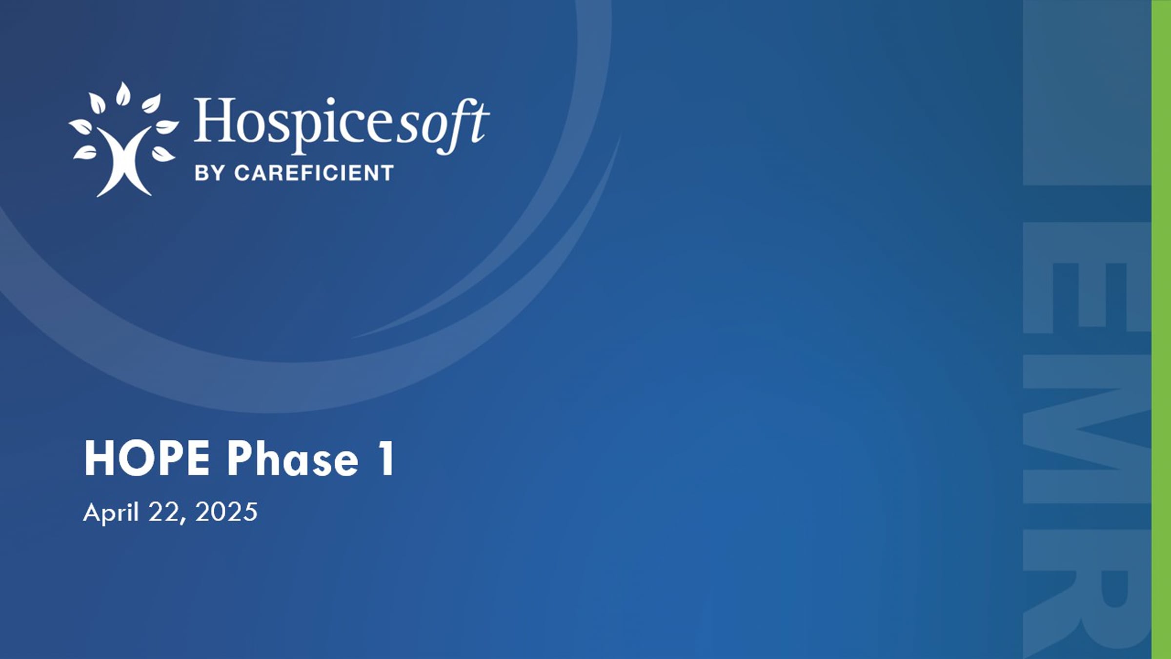 Hospicesoft Sessions for Success - April 2025