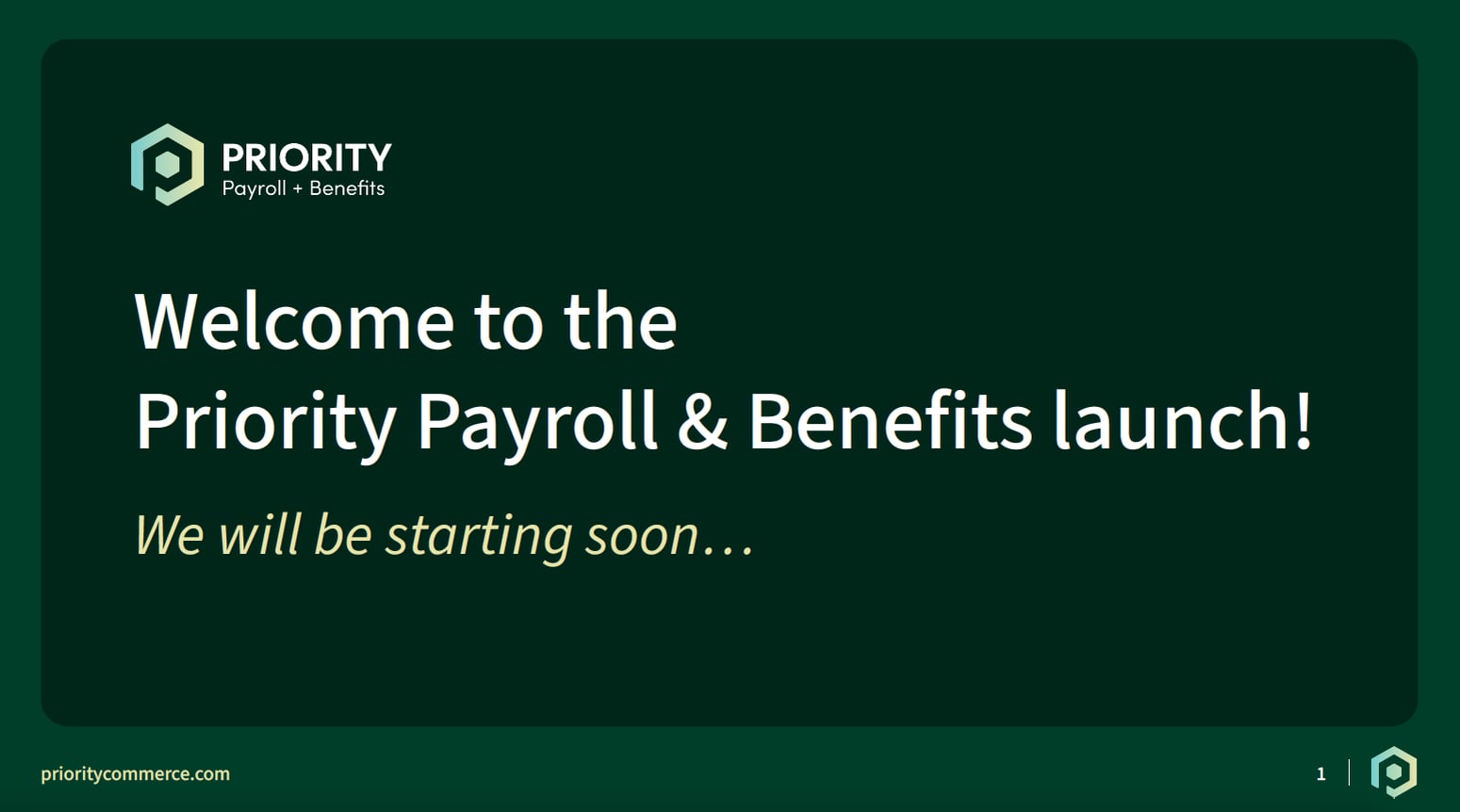 Priority Payroll & Benefits Launch Webinar 4.22.25