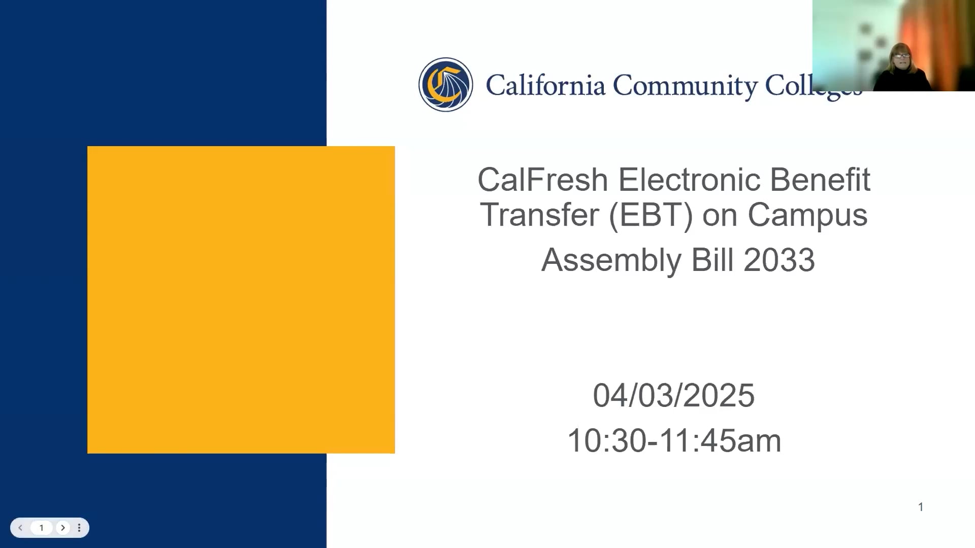 CalFresh Electronic Benefit Transfer