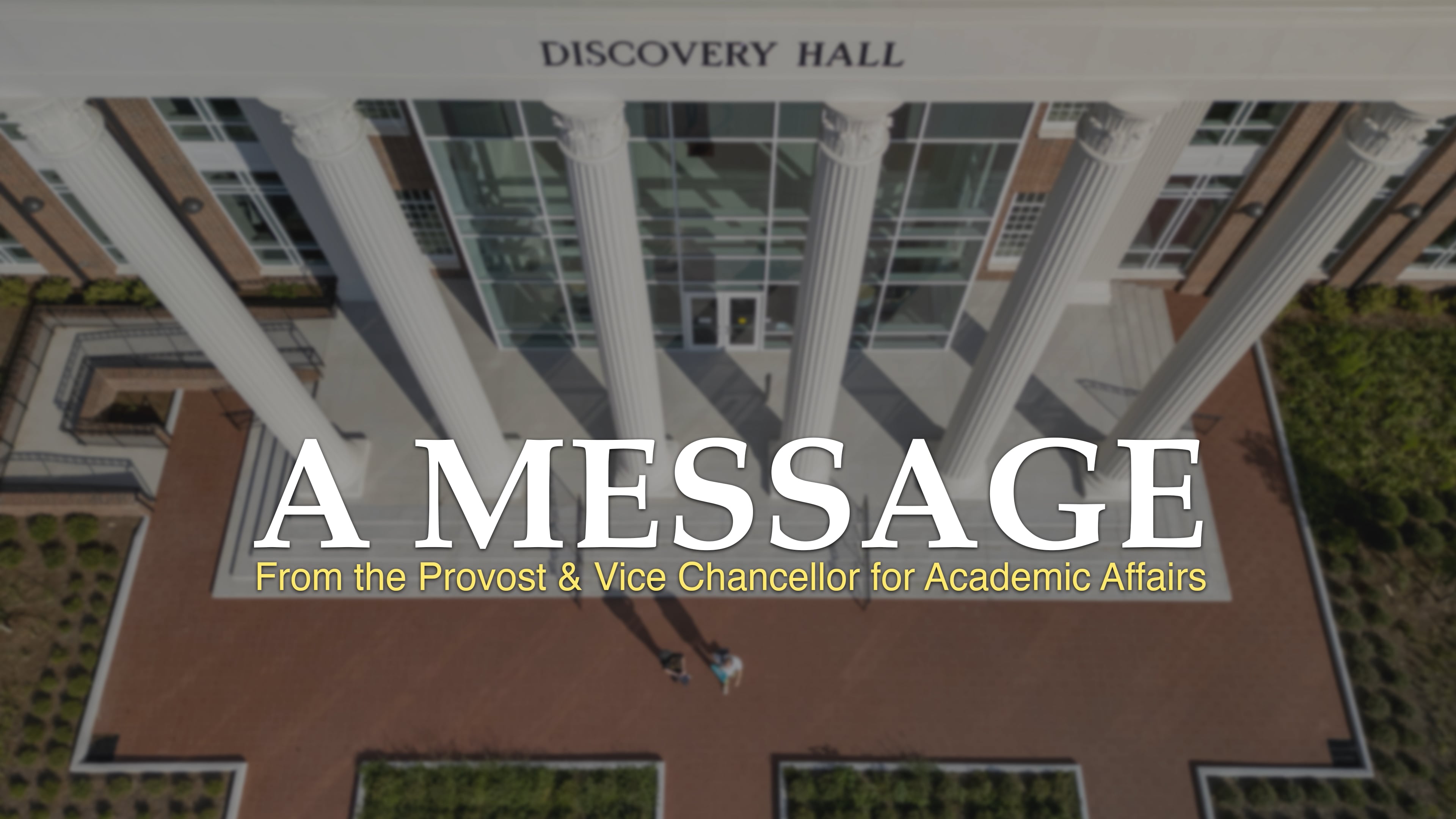 UNCW Provost: 2025 End of Year Message