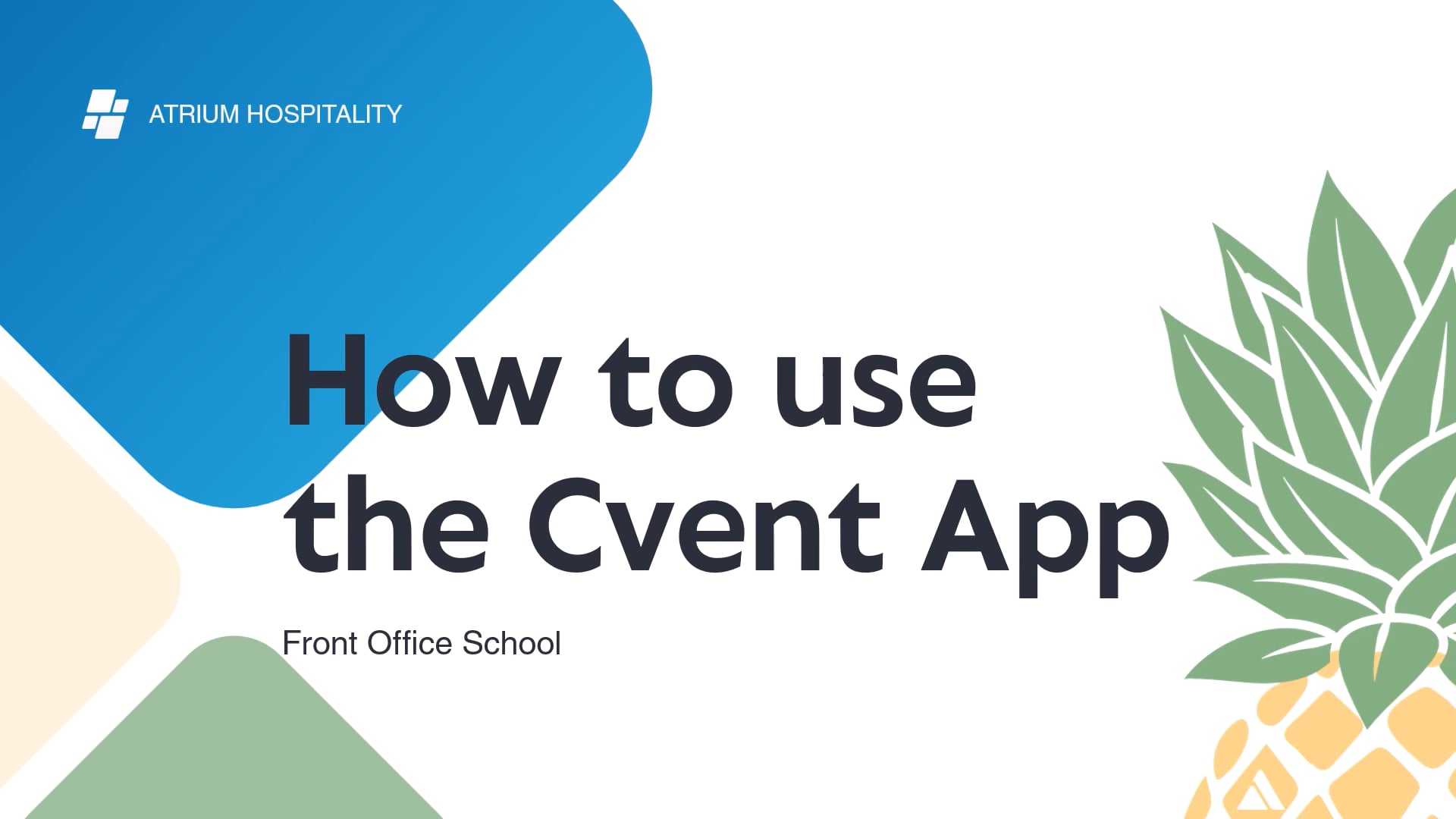 FOS Cvent App Instructions