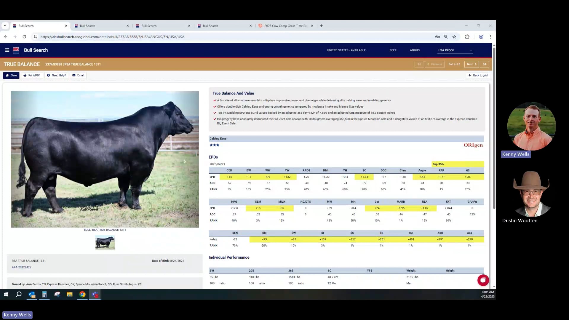 Beef Team Videos - Progeny Report with Dustin Wooten - April 2025 on Vimeo