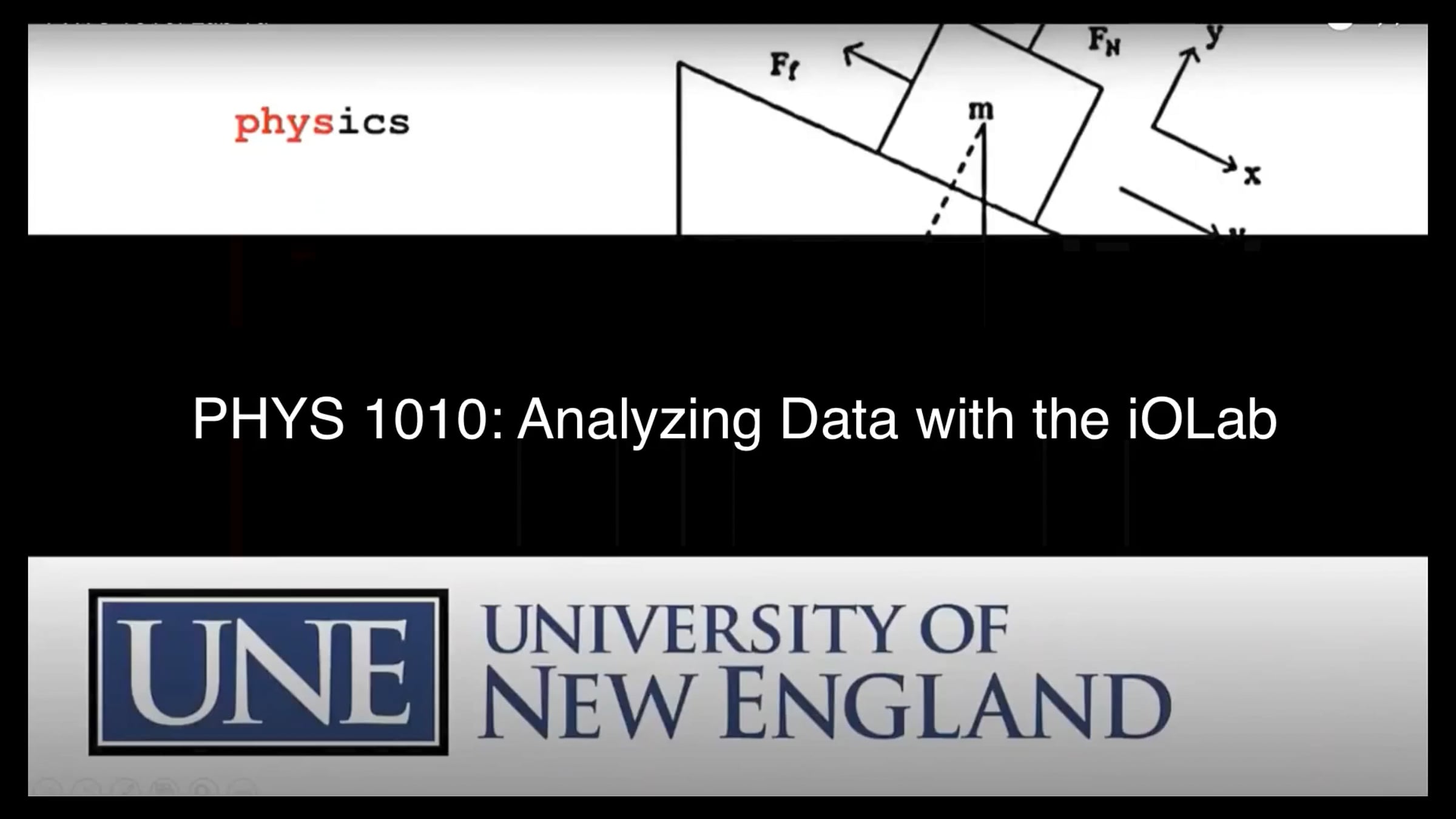 PHYS-1010 - Analyzing Data with the iOLab