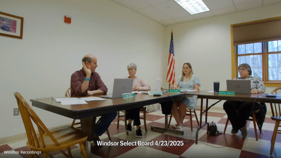 Windsor Select Board 4/23/2025