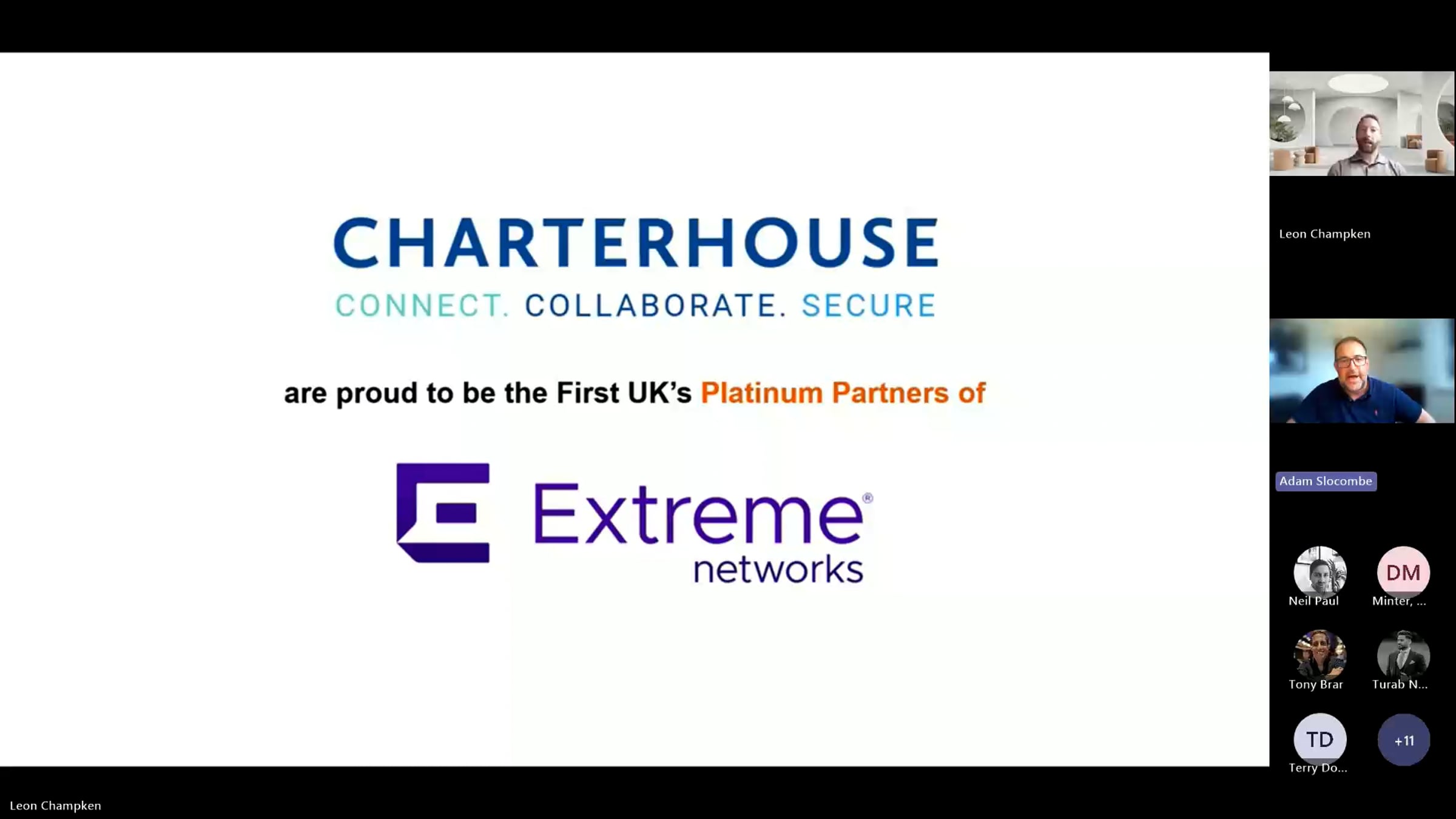 Webinar - Extreme Networks' Platform ONE with Charterhouse