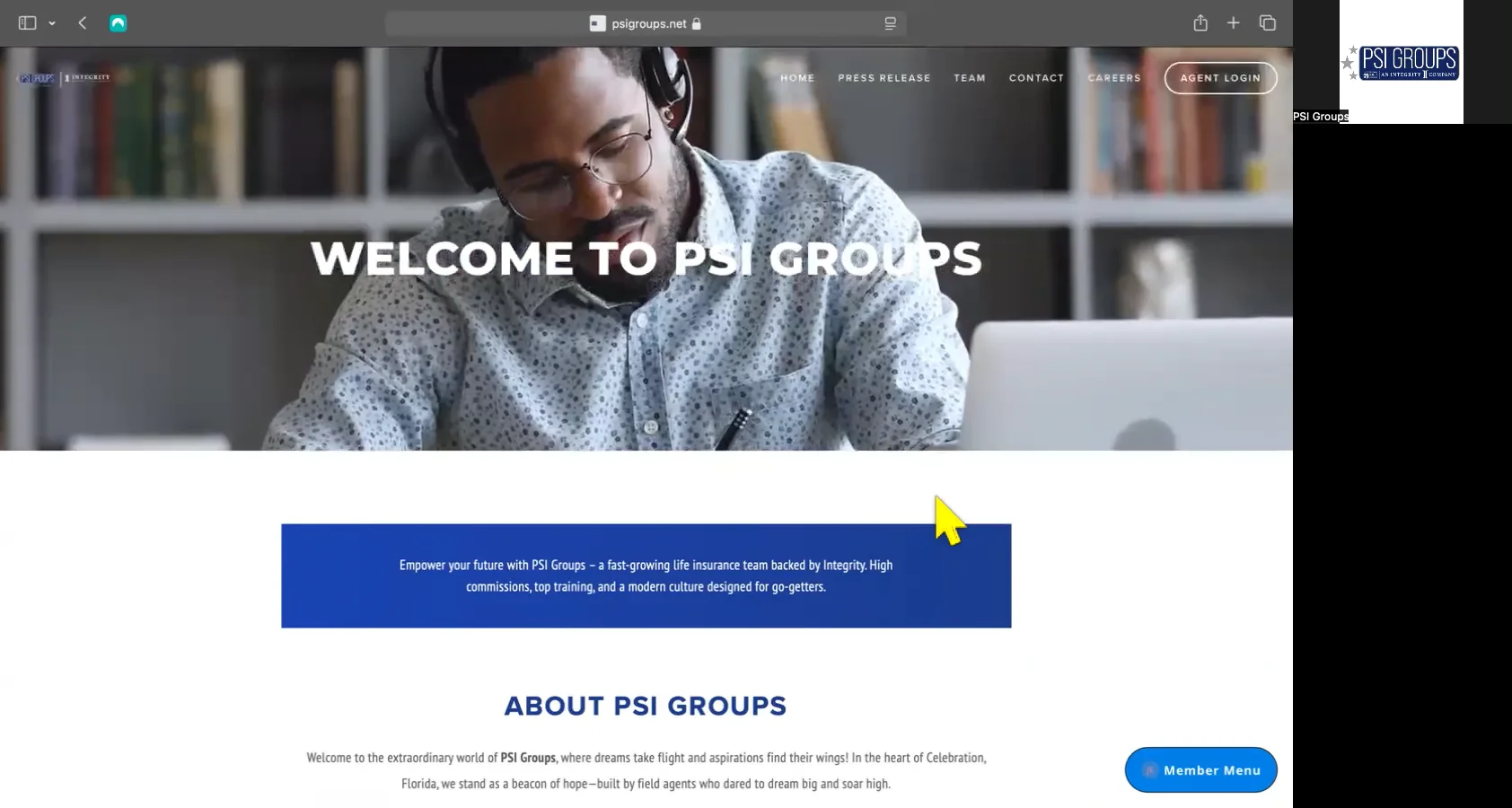 Unlock Your Potential: Full Tour of the New PSI Groups Platform
