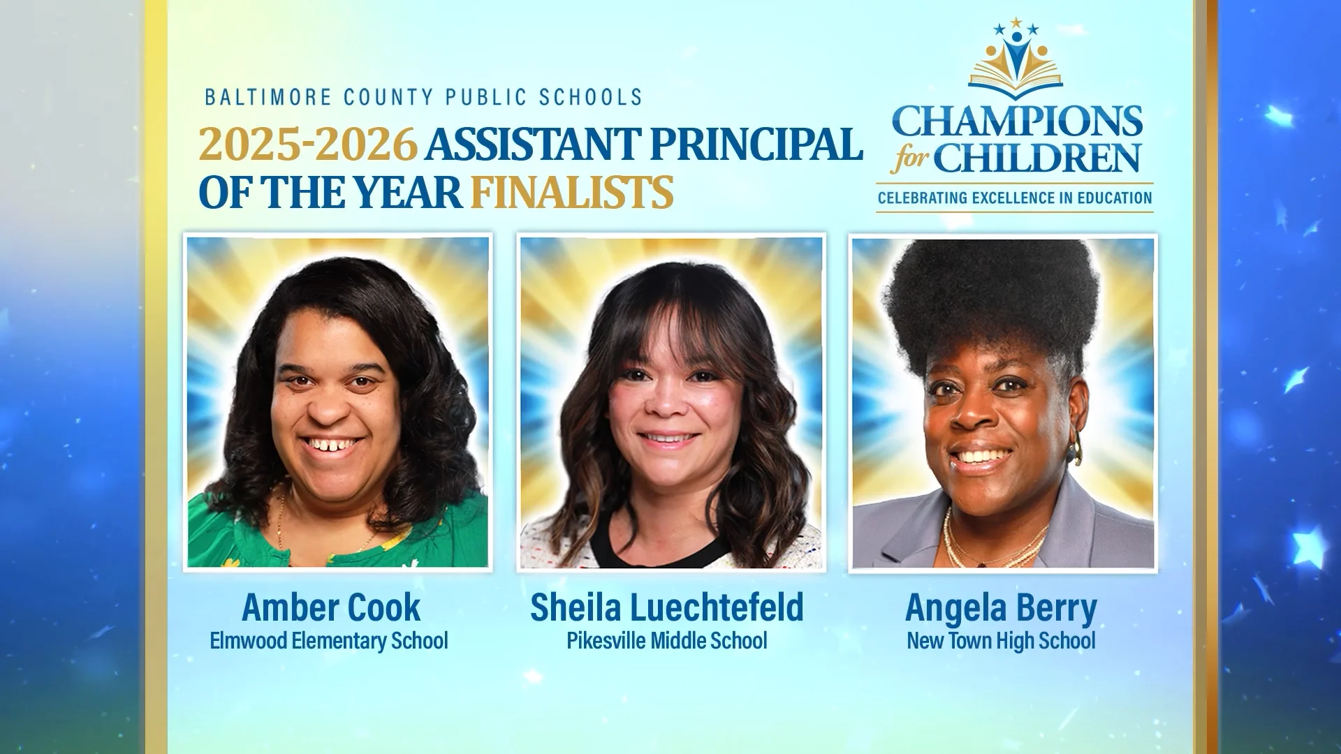 Champions for Children: 2025-2026 Assistant Principal of the Year Finalists
