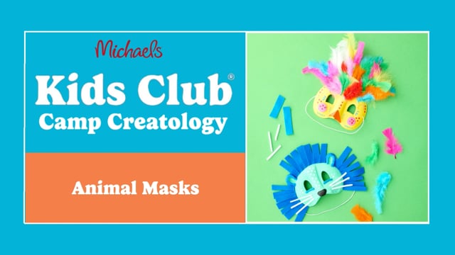 Kids Club Camp Creatology Animal Masks Expert-Led Craft Tutorial On ...