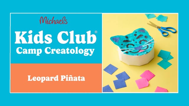 Kids Club Camp Creatology Leopard Pinata Expert-Led Craft Tutorial On ...
