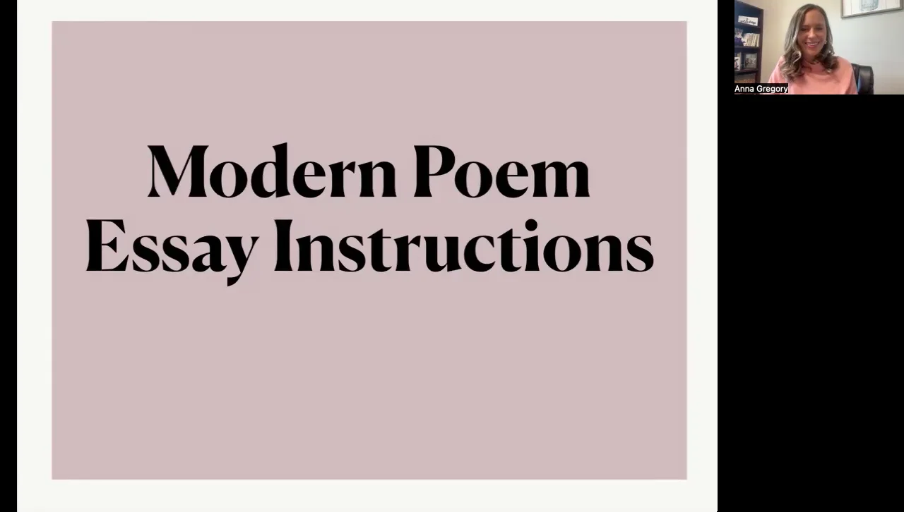 Modern Day Poem Update