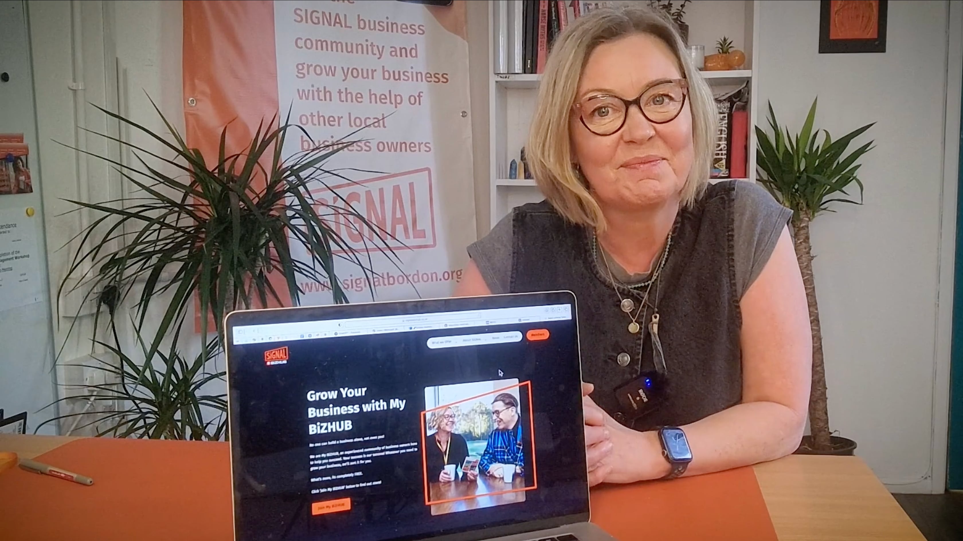 Emma Selby of SiGNAL BiZHUB describing her experience with Luminous Industries.