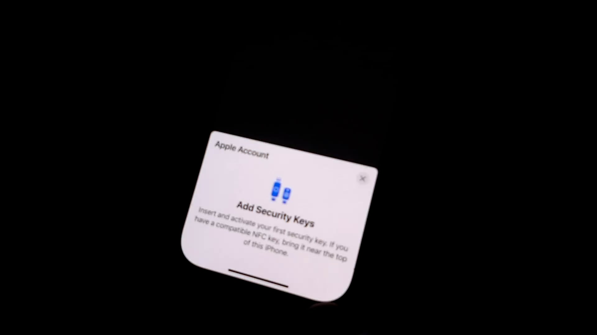 New iPhone 16 Pro - Disabled from Adding YubiKey NFC - Cybertrapped