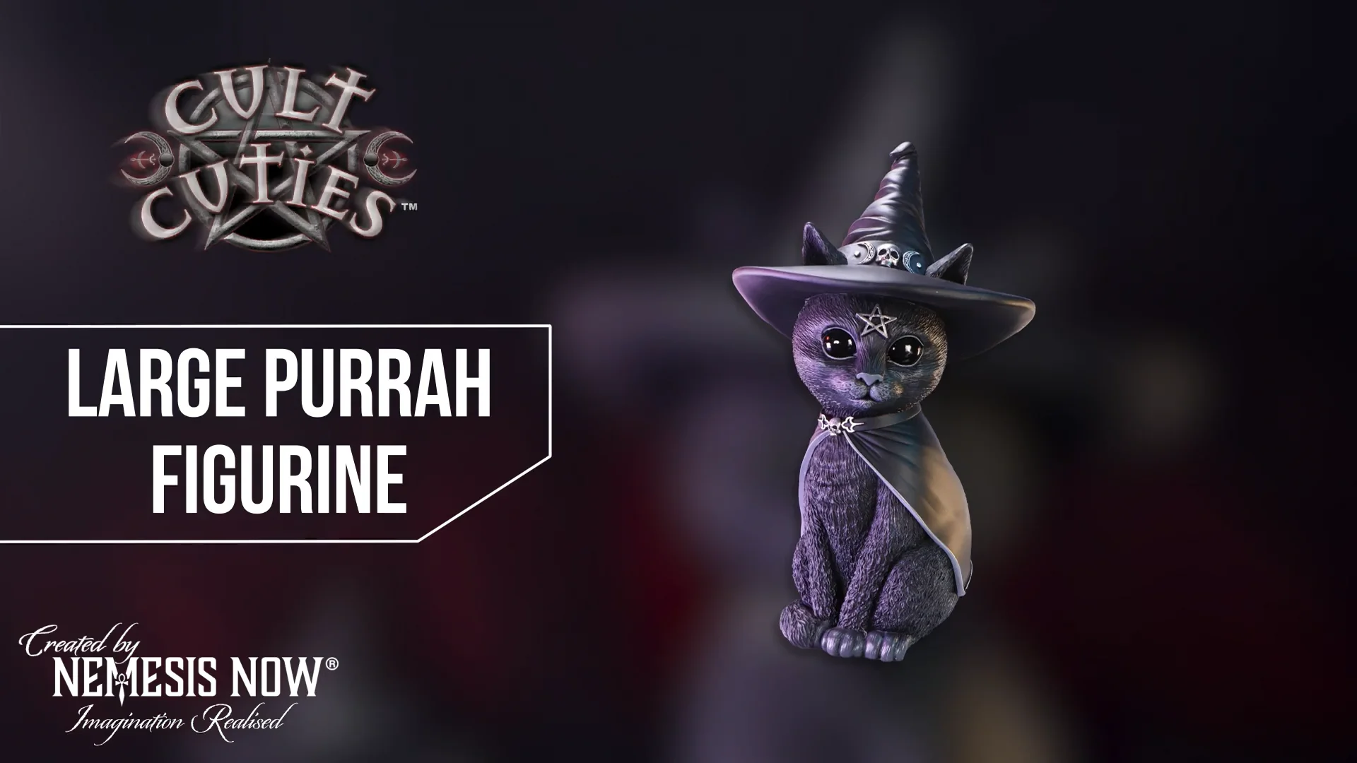B5903V2 | Cult Cuties Large Purrah Figurine | Nemesis Now