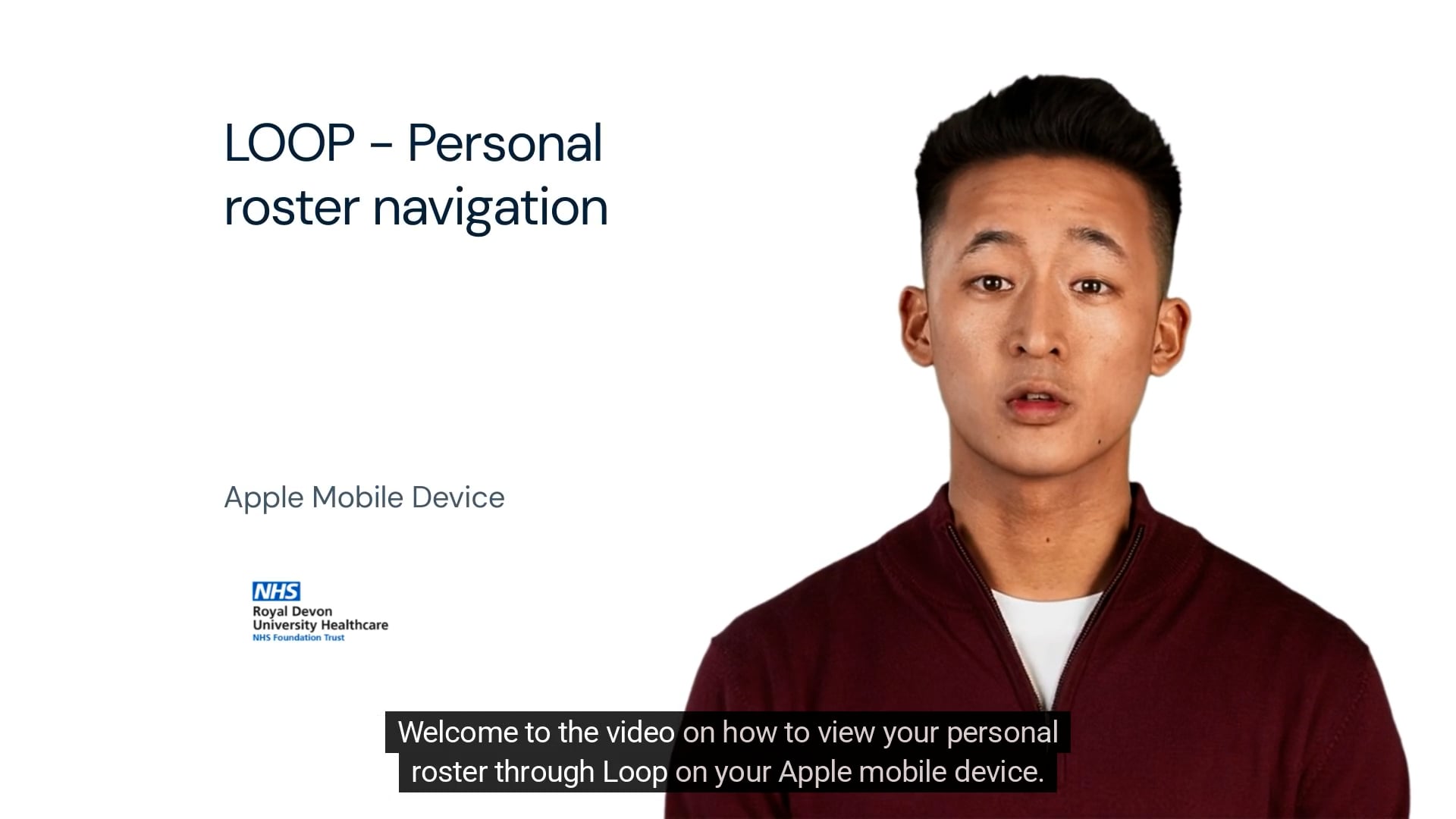 Apple - Personal roster navigation