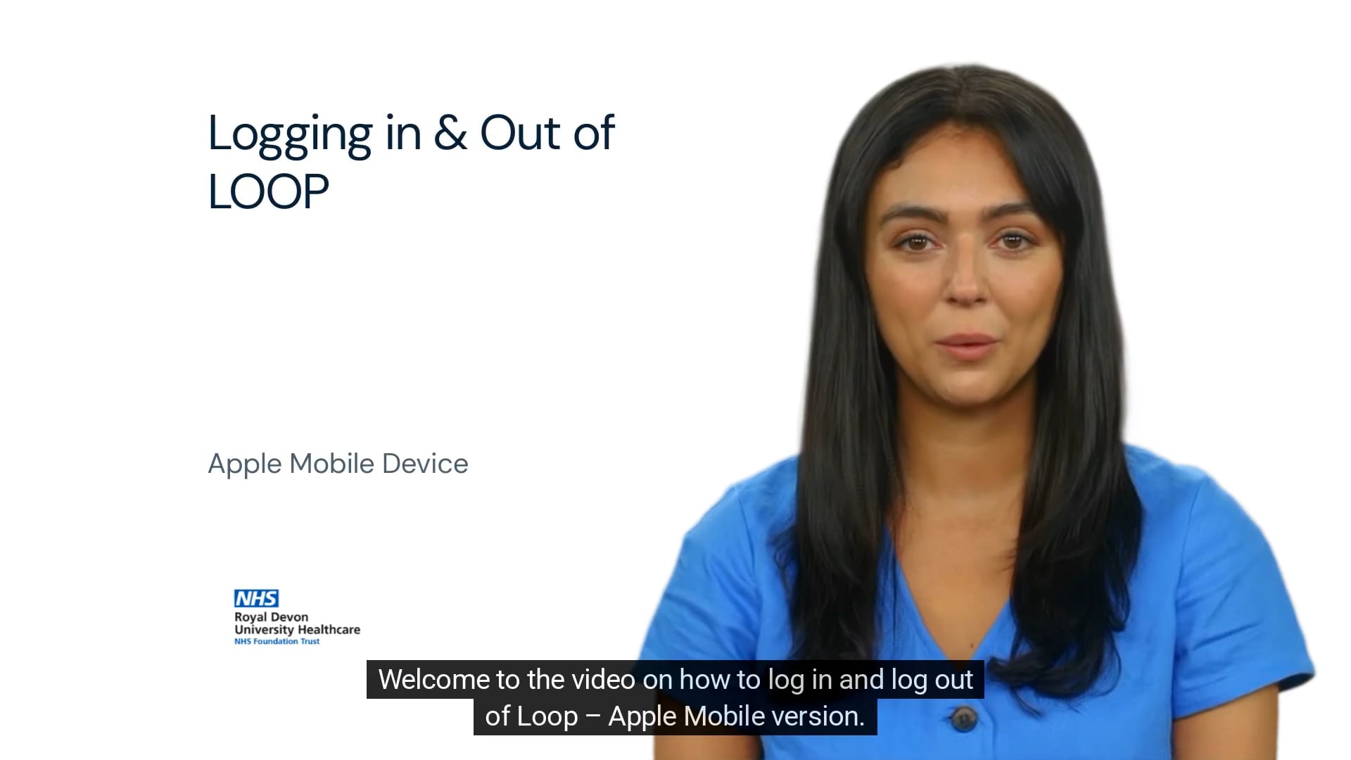 Apple - Logging in & Out