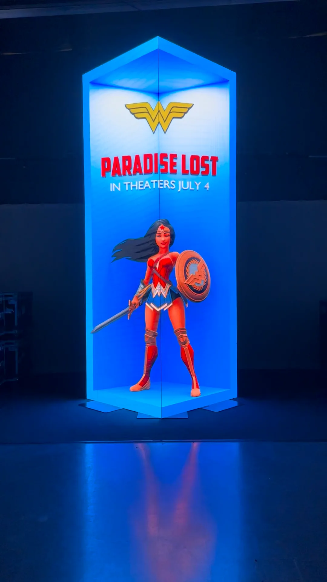 AVFX 3D anamorphic on LED 1