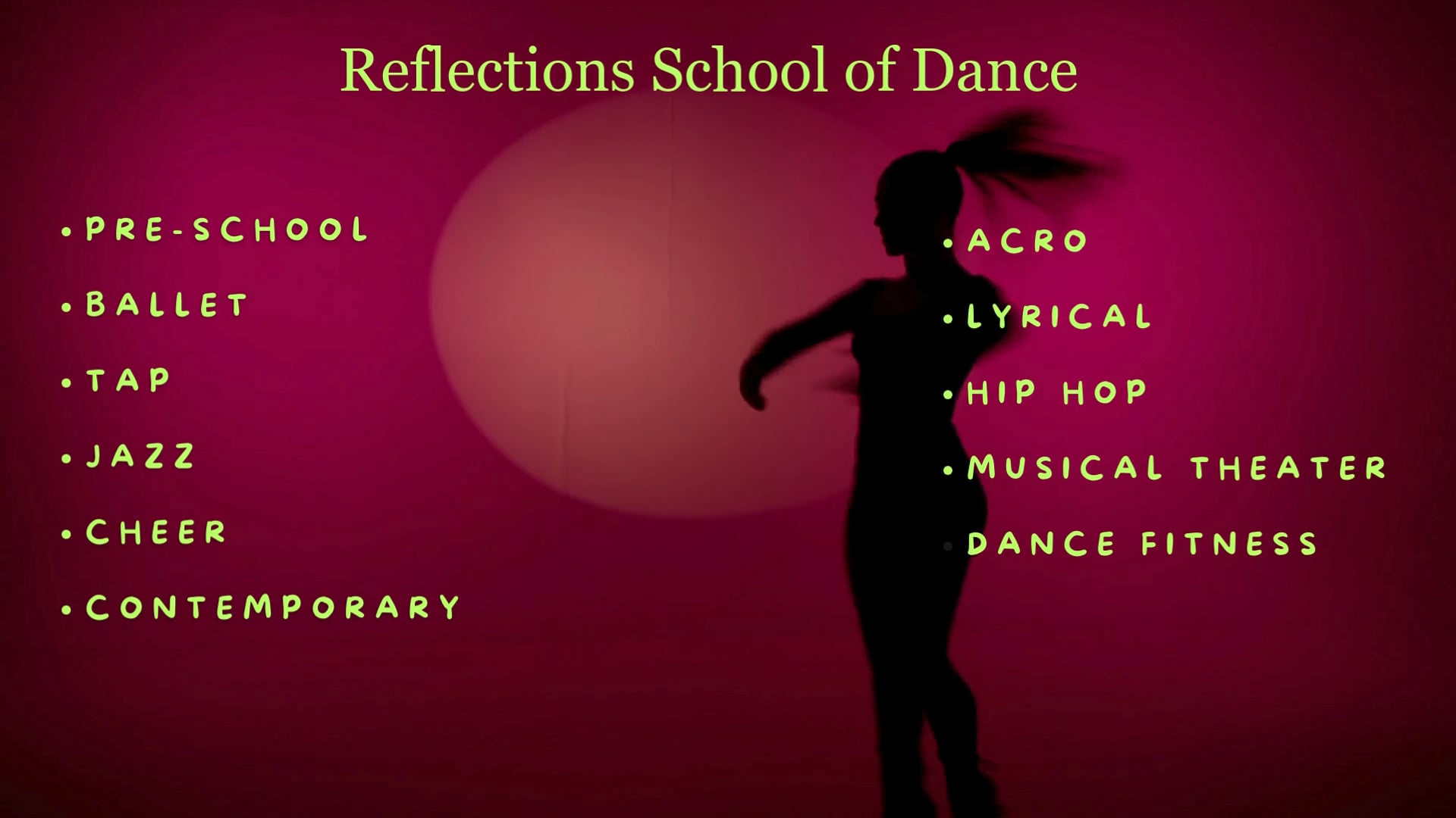 Reflections School of Dance - Dance, Ballet, Dance Studio