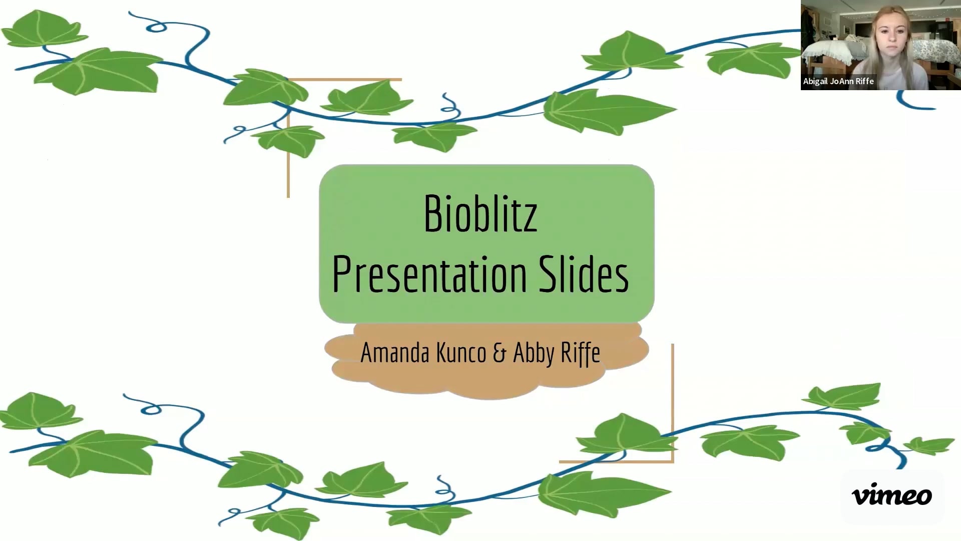 Bio Blitz Presentation