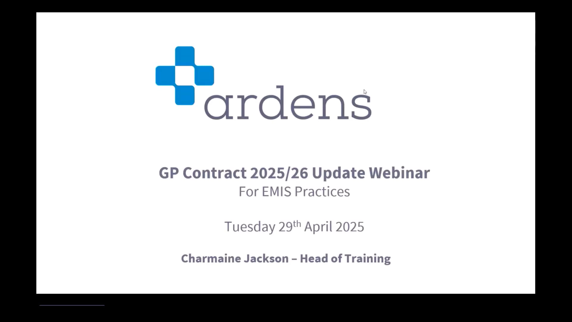 GP Contract 2025/26 Update Webinar - For EMIS Practices