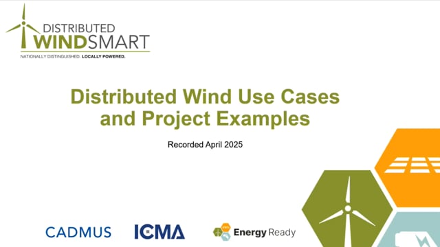 Distributed Wind Use Cases and Project Examples | Energy Ready