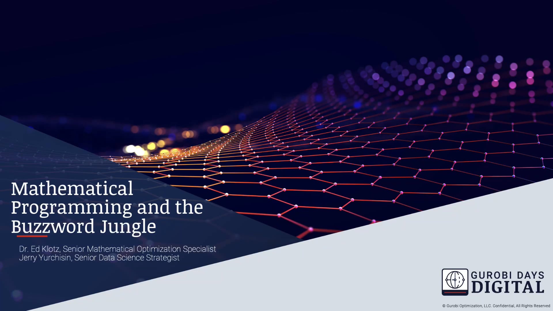 Mathematical Programming and the Buzzword Jungle