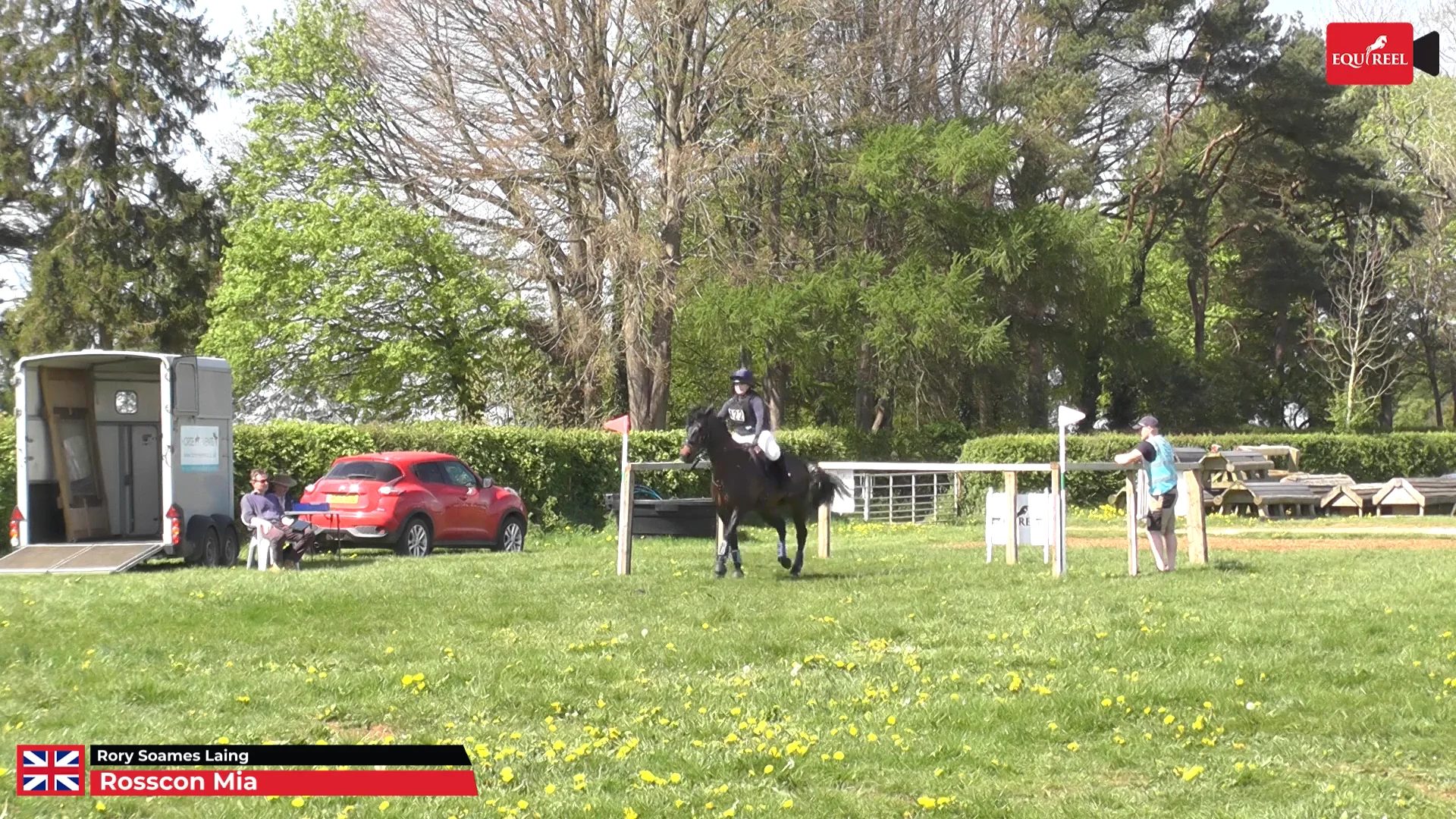 EQUIREEL 422 Rory Soames Laing & Rosscon Mia at HORSE EVENTS SWALCLIFFE ...