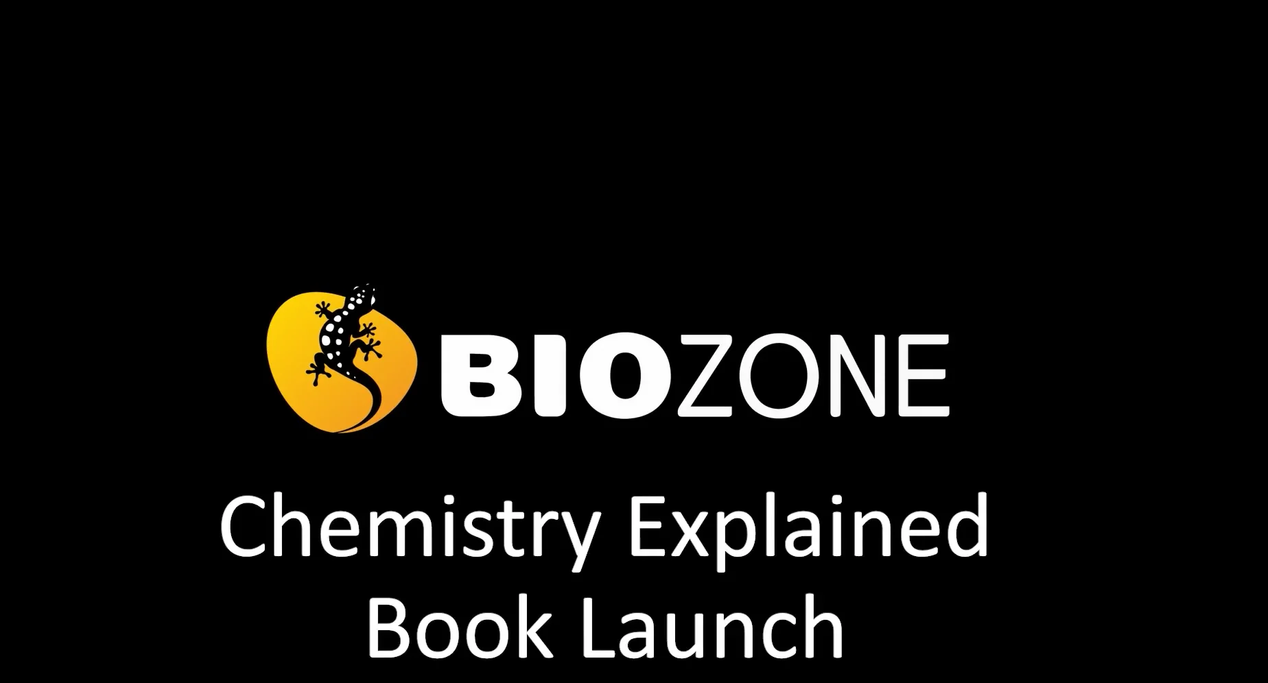BIOZONE Chemistry Explained Book Launch April 2025