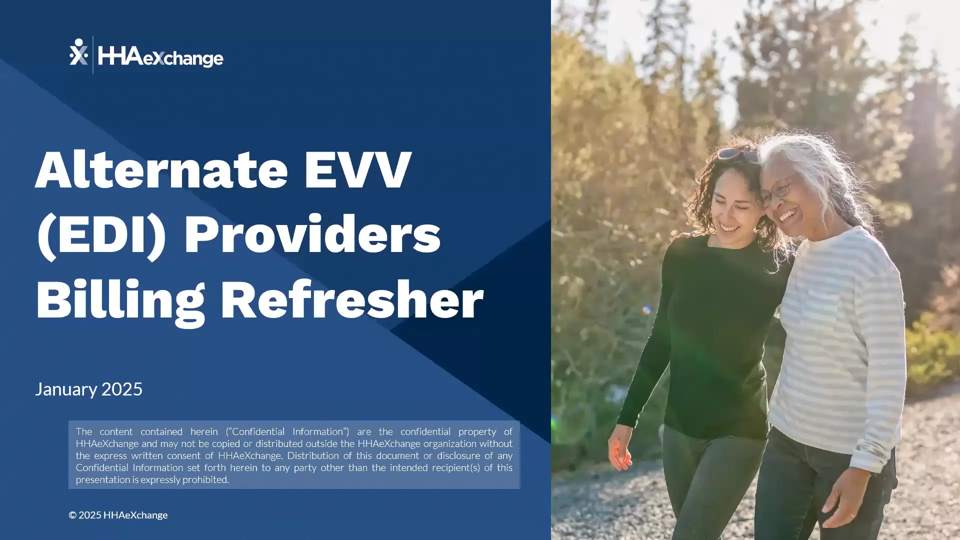 Alternate EVV (EDI) Providers Billing Refresher