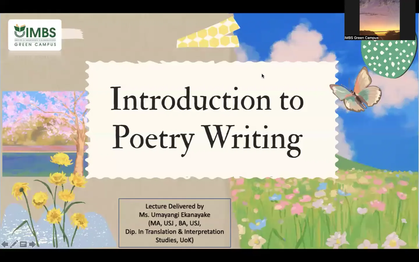 Introduction to poetry writing