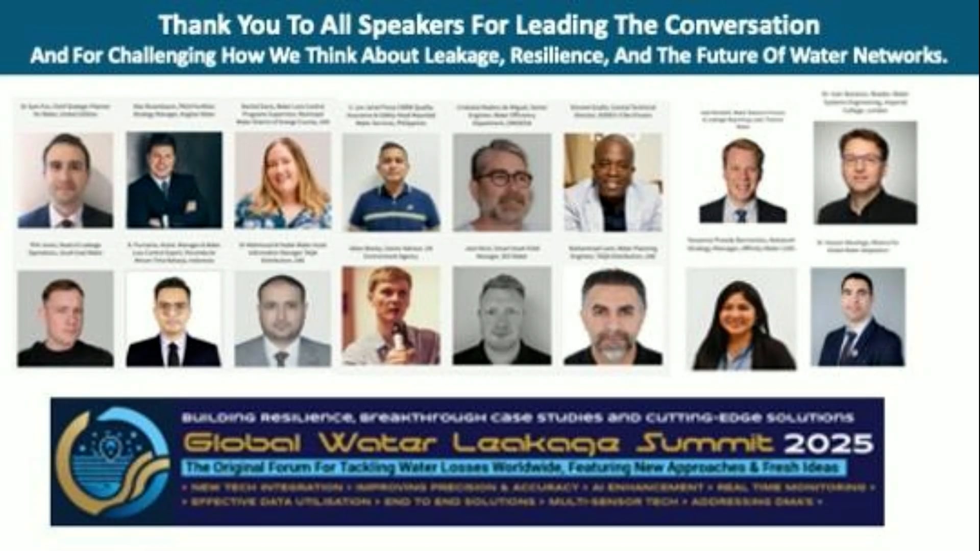 The Global Water Leakage Summit Series 2026