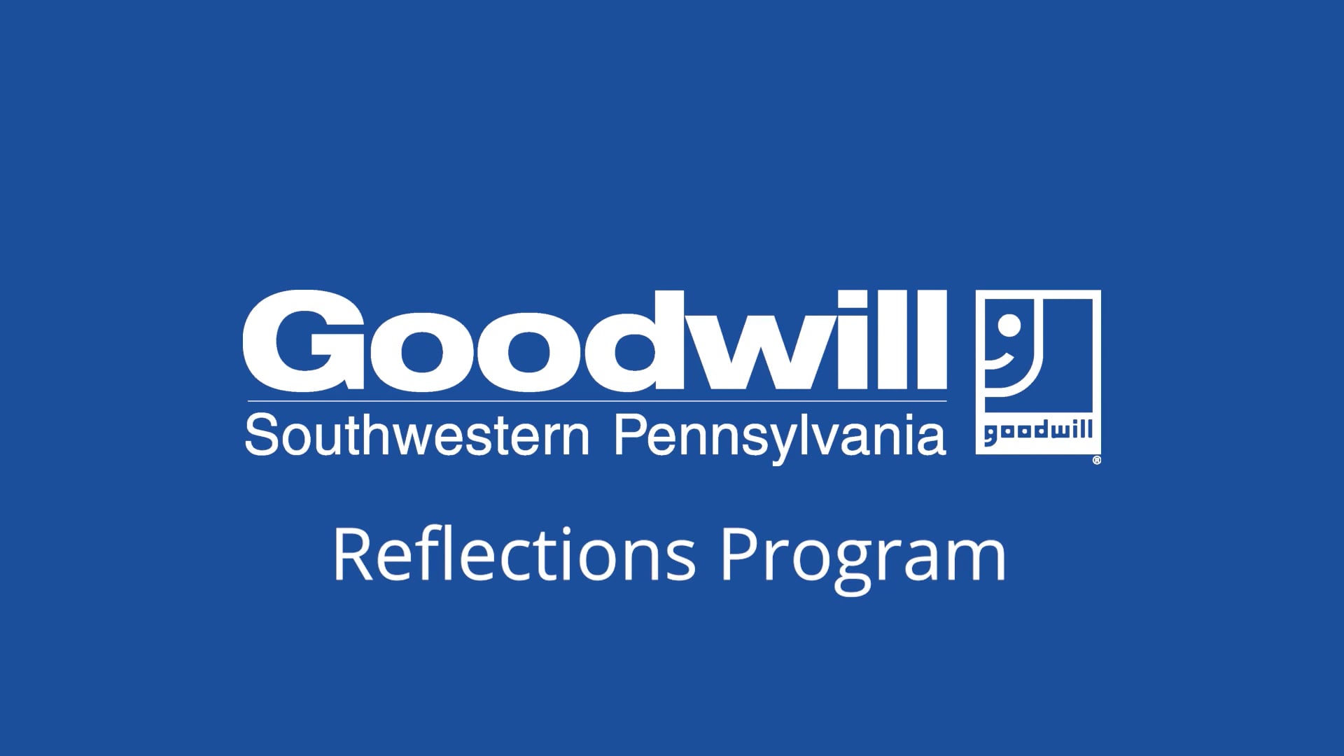 Goodwill Reflections Program
