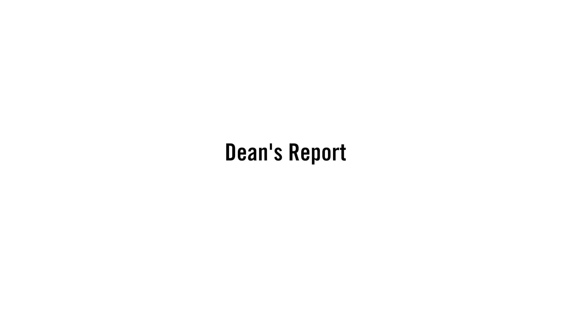 2025 Dean's Report