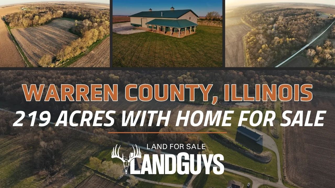 Ultimate Illinois Hunting Retreat | Trophy Whitetail Farm with Luxury Barndominium in Warren County