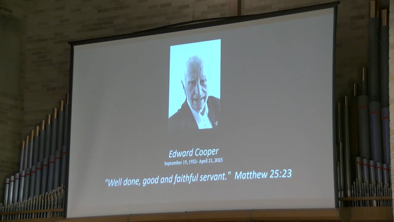 May 3, 2025 - Edward Cooper Memorial Service | Videos & Movies on Vimeo