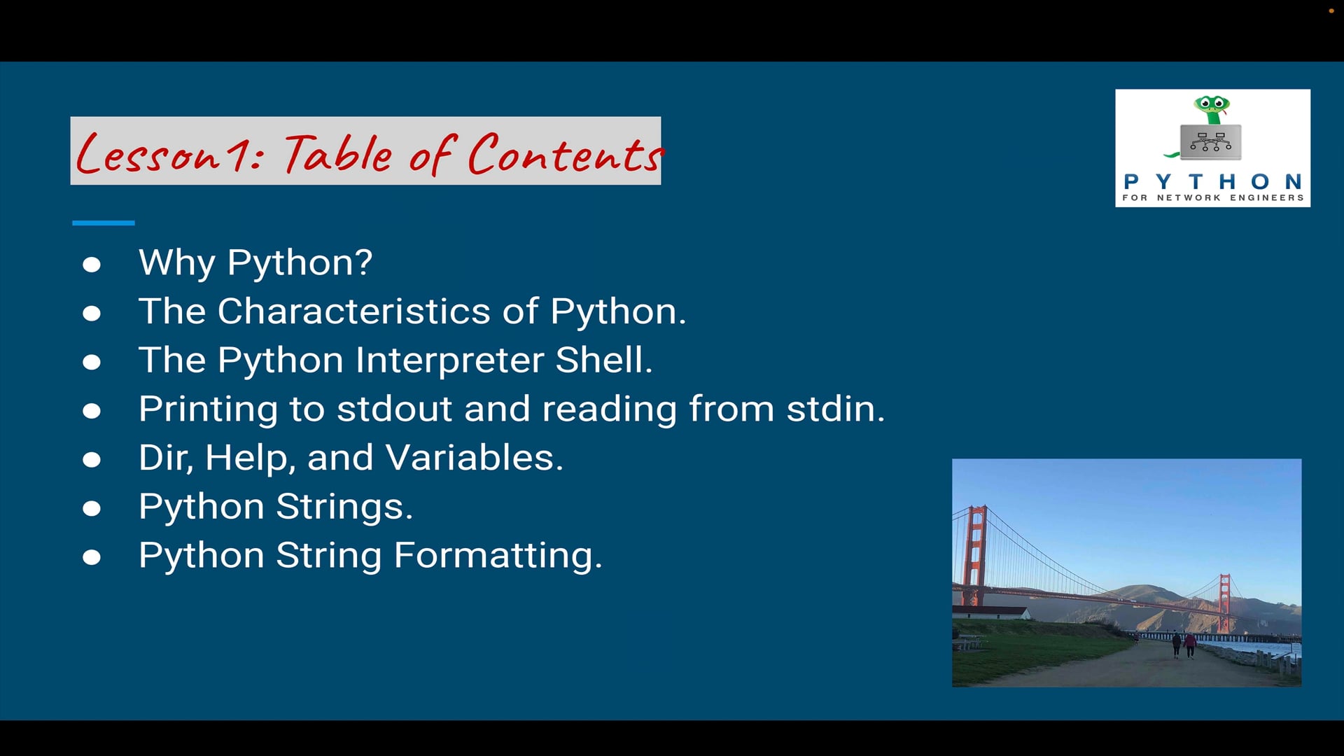 Learning Python - Week1 / Introduction