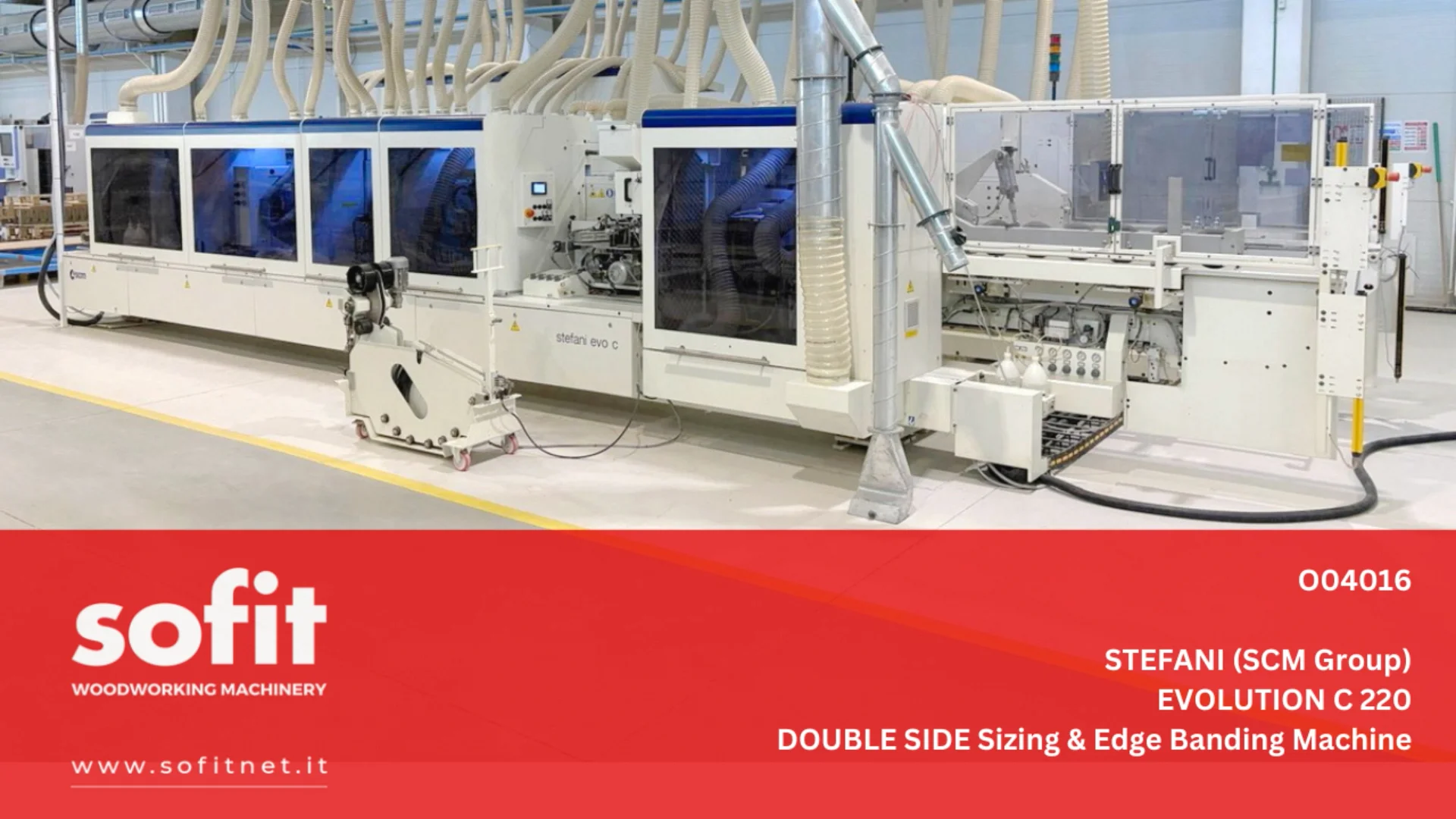 SCM STEFANI EVOLUTION C 220 EDGEBANDER