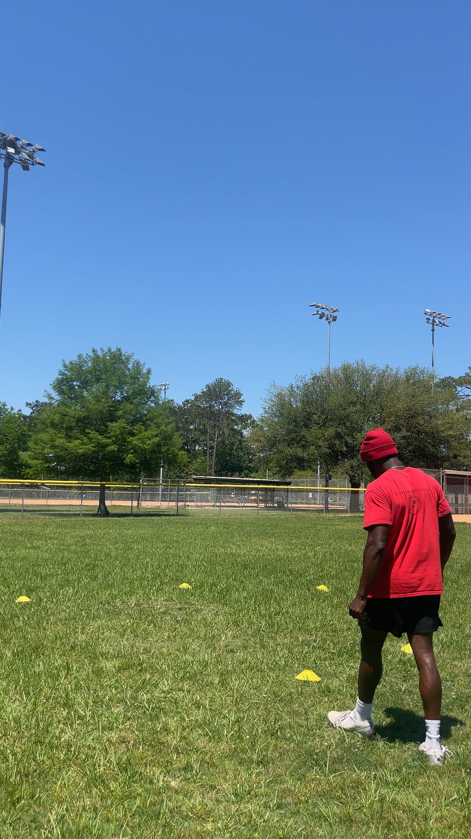 Youth SAQ half arc shuffle