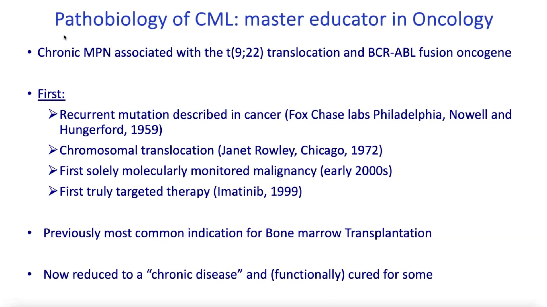 CML_Pathobiology&Classification
