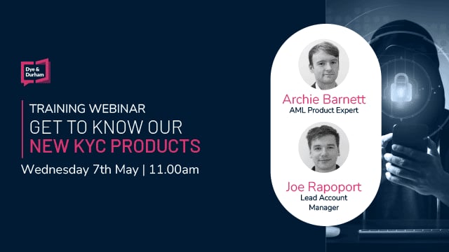 Live Training Webinar: How to run KYC checks in Unity® Global Platform ...